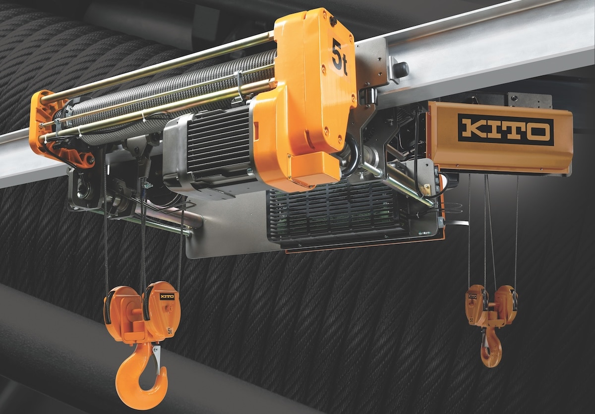 Experience seamless lifting solutions with Kito RY series wire rope ...