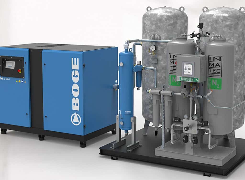 BOGE Compressors: Independently generating nitrogen on-site while ...